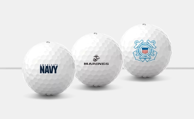 Military Logo Golf Balls | US Military Golf Gear | Titleist